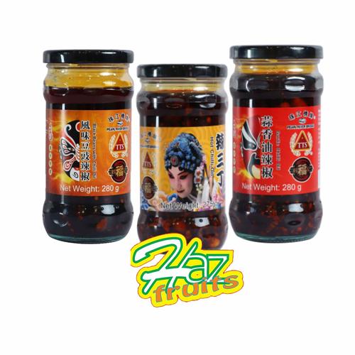 Promo Pearl River Bridge Black Beans | Hot Chilli Oil | Garlic Chilli ...