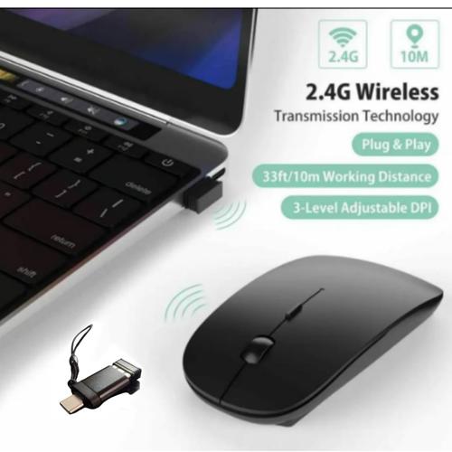 Jual tablet wireless mouse slim USB type c 2 in 1 mahal terbaru bagus ...