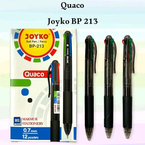 Jual Pulpen / Ballpoint / Pen Joyko 4 Warna QUACO BP 213 (Pcs) - Kota ...