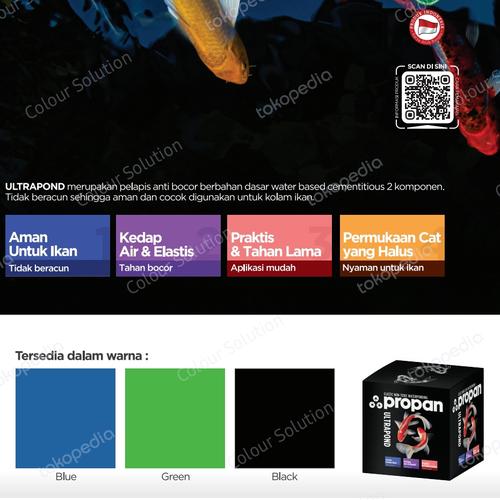 Jual Cat Kolam Ikan Propan Ultrapond 2,5Kg - Biru - Kota Tangerang ...