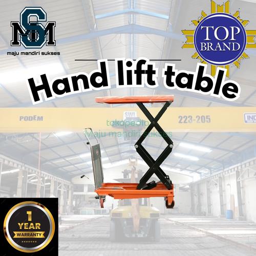 Jual Hand lift table 350kg model tinggi - Jakarta Barat - Maju mandiri ...