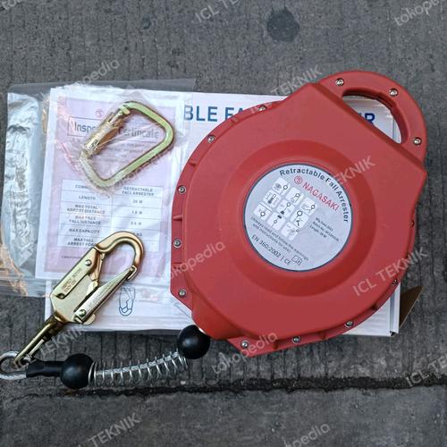 Jual FALL Arrester Retractable NAGASAKI 6 10 12 15 20 Fall Arrester 6 ...