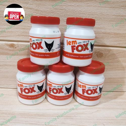 Jual Lem Fox putih PVA150 gram lem fox putih botol serbaguna lem kayu ...