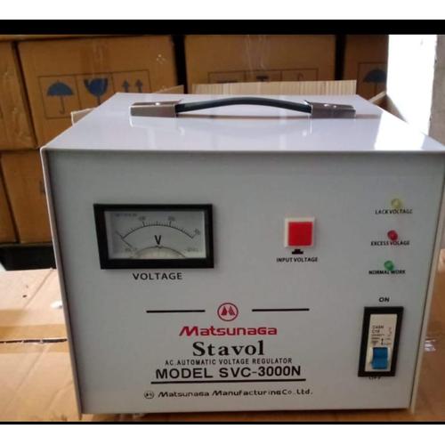Jual Stabilizer 3000 Watt Stavol Matsunaga SVC-3000FM Original Japan ...