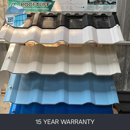 Jual Atap UPVC / Atap Alderon / Rooftuff Double Layer - Putih - Kab ...