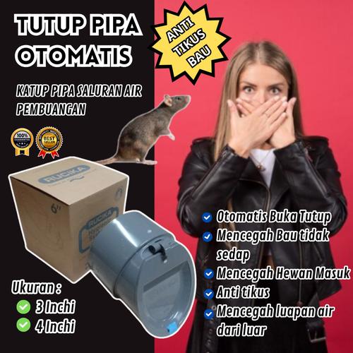 Jual katup buka tutup Anti Tikus Saluran Got Pembuangan Air Otomatis ...