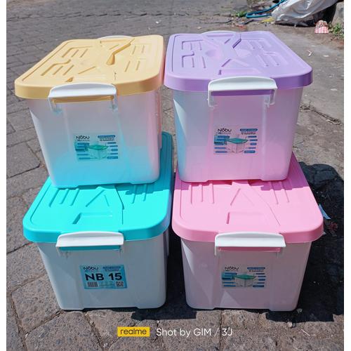 Jual Box Kontainer Warna NOBU 15 Liter Container Box Smart Storage ...