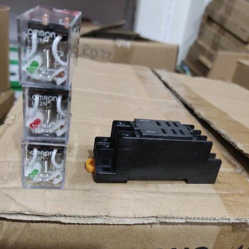 Jual Relay LY2N 8 Pin Kaki 220VAC 24DC 12VDC Omron Socket PTF08A-E LY2-N - 220V - Jakarta Barat ...