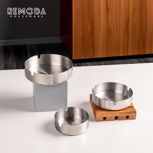 Promo Asbak Stainless Model Cafe Diameter 10cm 3 Lubang Anti Karat ...