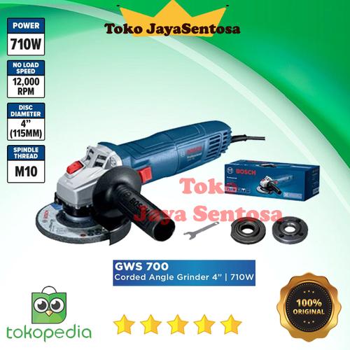Jual BOSCH gerinda gws 700 grinda 4 inch resmi original - Kota Bandung ...