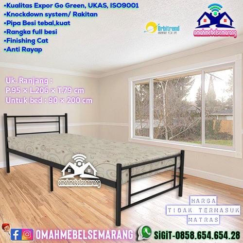 Jual Ranjang besi ORBITREND SQUARE divan metal minimalis tempat tidur ...