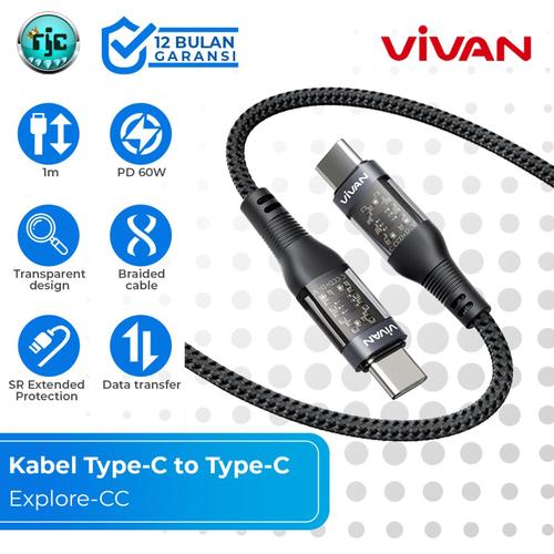 Jual Kabel Vivan Explore-CC 60W Fast Charging PD Power Delivery USB ...