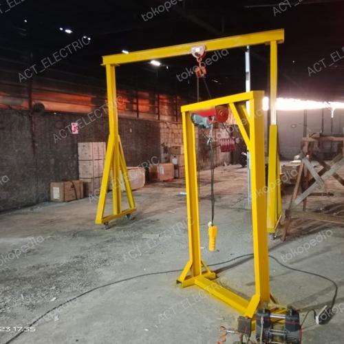 Jual Gentry Crane mini kapasitas 1 ton + hoist mini PA 400 x 20 meter ...