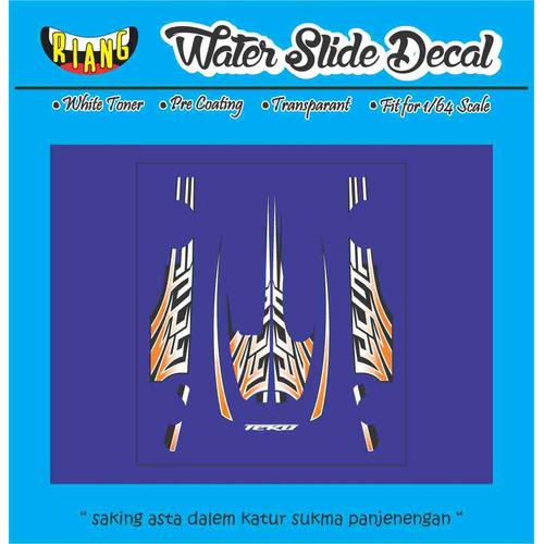 Jual Decal Waterslide Hot Wheels Acceleracers Teku Battle Spec - Kota ...