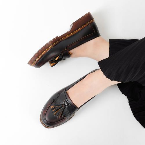 Jual Sepatu Dokmart Wanita Loafer Kulit New arivval - Hitam, 36 - Kota ...