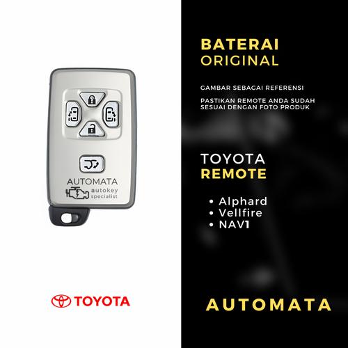 Jual Baterai Remote Kunci Mobil Alphard Vellfire NAV1 Original ...