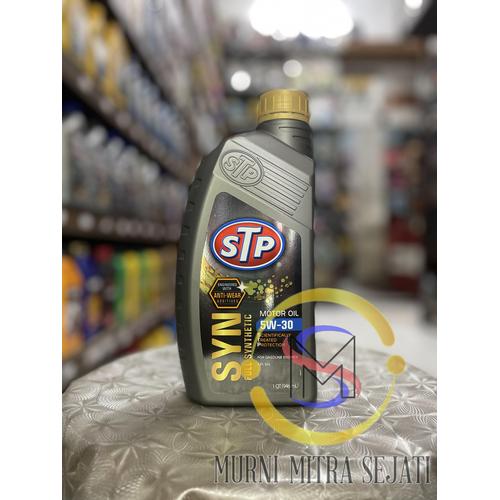 Jual STP SYN Full Synthetic Motor Oil Oli SAE 5W-30 Bensin 1 L / 946 mL - Kota Surabaya - Murni ...