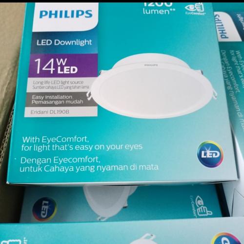 Jual Lampu Downlight Eridani Philips LED 14W DL190B 14 Watt 14W DL 190B ...