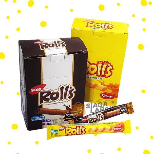 Jual Nabati Roll Mini 1 BOX (6gr X 20) All Varian Richoco Wafer Coklat ...