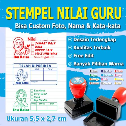 Jual STEMPEL NILAI GURU MODEL KARAKTER - MODEL CUSTOM - Kota Tangerang ...