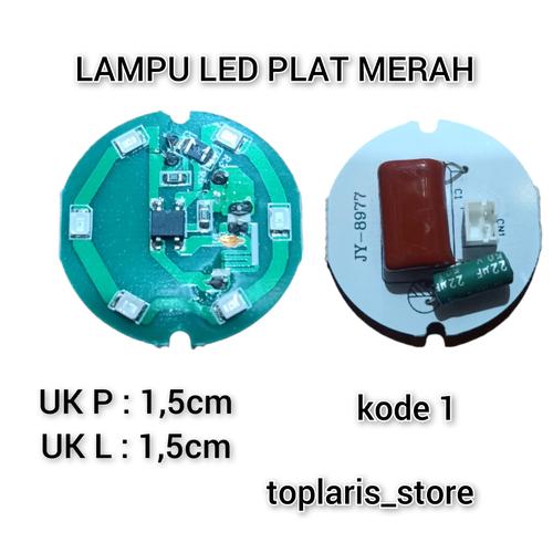 Jual LAMPU LED PLAT MERAH - Jakarta Barat - toplaris_store | Tokopedia