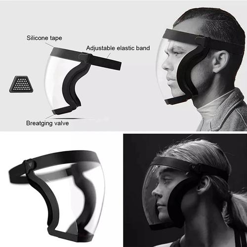 Jual Active shield hybrid full face cover mask masker face shield anti ...