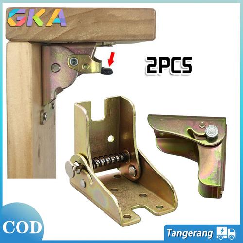 Jual Braket Engsel Kaki Meja Lipat 2PCS-Table Leg Fold Bracket Hinge ...
