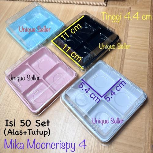 Jual [Isi 25] Mika Mooncake Mooncrispy Sekat 4 / Mika Mochi Ichigo ...