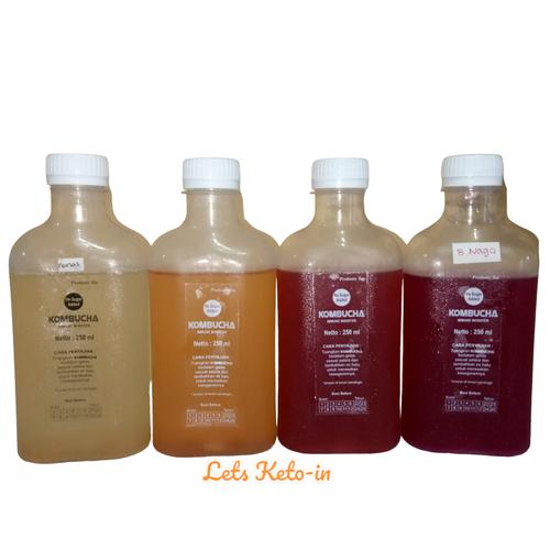Jual Kombucha teh probiotik sugar free minuman keto friendly - Mixberry ...