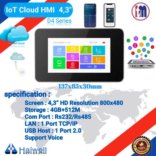 Jual D4 Haiwell IoT Cloud HMI 4.3 Inch - Kota Bandung - Insan Teknik Mandiri | Tokopedia