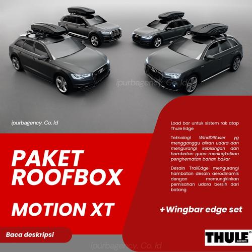 Jual Paket Thule Roof Box Motion + Wing Bar Edge set (Type Roof) Mobil ...