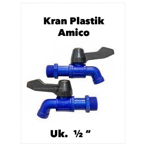 Jual Kran Plastik Amico ½" untuk Keran Tembok - taman - cuci - tuas ...