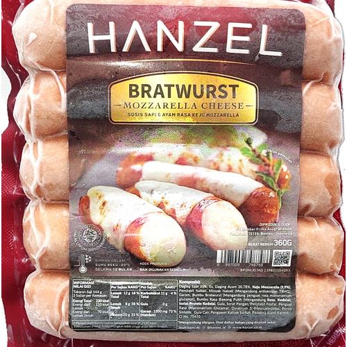 Jual Hanzel Sosis Bratwurst Mozzarella Cheese 360 Gr - Kota Tangerang ...