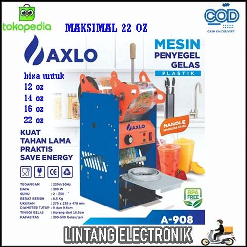 Jual CUP SEALER AXLO A-908 dan A-988 ukuran 12,14,16 & 22 OZ ( Klik ...