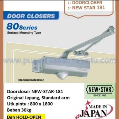 Jual DOOR CLOSER NEWSTAR 181-HOLD OPEN SILVER NEW-STAR ASLI JAPAN ...
