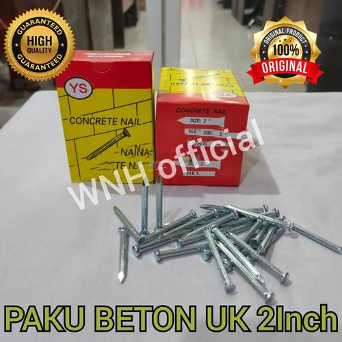 Jual Paku Beton putih 2 Inch paku dinding tembok perkotak 2in 2 inc ...