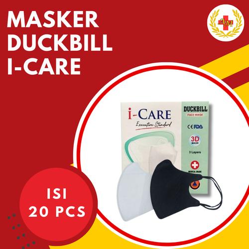 Jual Masker Duckbill i-care Medical Grade Isi 20 Pcs - Box isi 50 pcs ...
