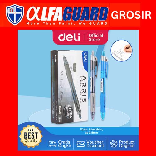 Jual Pulpen DELI ARRIS Gel Pen 0.5mm - G08-BL - Kota Surabaya ...