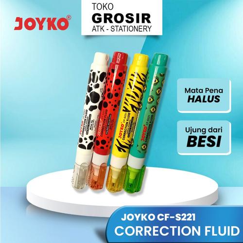 Jual JOYKO CORRECTION FLUID CF-S221 MOTIF HEWAN / STIPO TIPE X CAIR ...