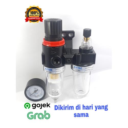 Jual air filter regulator pneumatic afc-2000 1/4i" airtac - Kota ...