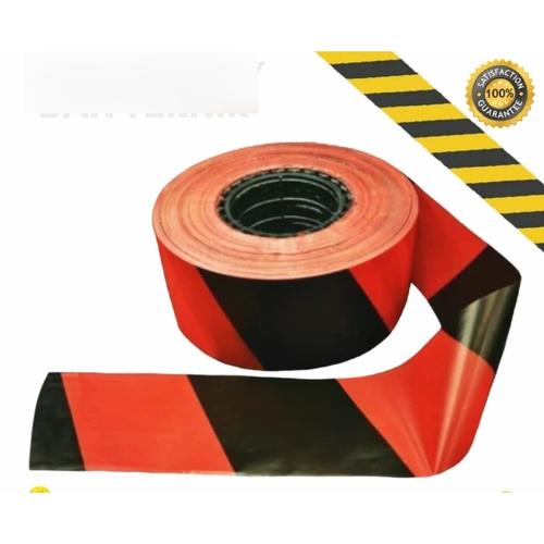Jual Barricade Garis Proyek Police Line 3"x300m Warna Merah Hitam ...