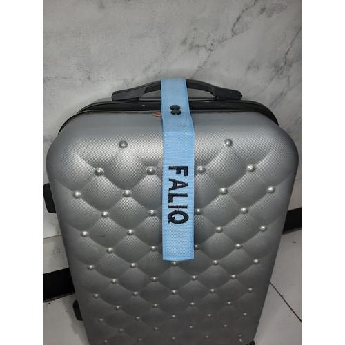 Jual Penanda Nama Koper Bag Tag Custom Bordir Nama Warna Fancy Ukuran ...