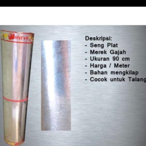 Jual Seng plat Galvalum per roll 30 meter - L 45 CM - Kota Pekanbaru ...