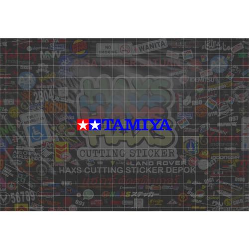 Jual Cutting Sticker Tamiya V2 Ukuran 8 cm untuk motor mobil - Kota ...