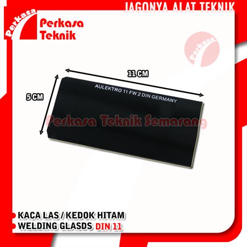 Jual BISON Kaca Las Hitam No 11 Safety Welding Glass Black Din 11 ...