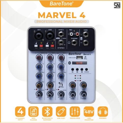 Jual Mixer Audio BareTone Max Marvel 4 Professional MIxer 4 channel ...