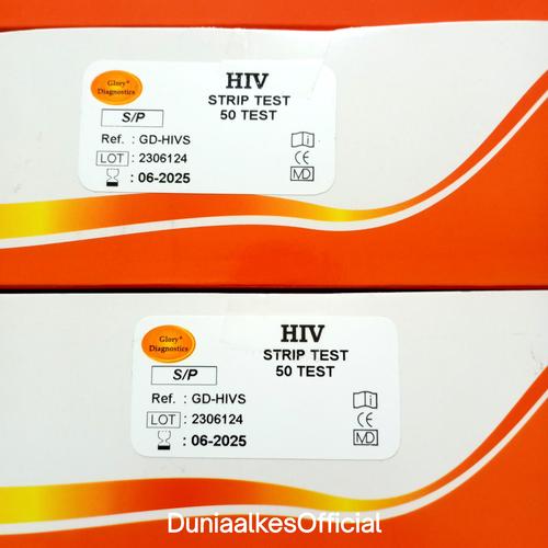 Jual HIV Strip test isi 50'test Glory Diagnostics - Kota Tangerang ...