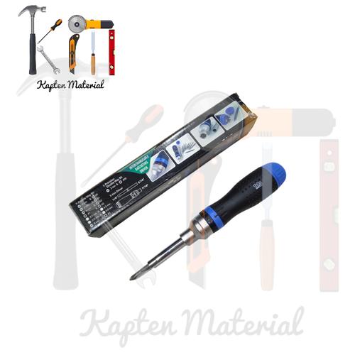 Jual Obeng Bolak Balik Set| Obeng Toho 19 in 1 Interchangeable Ratchet ...