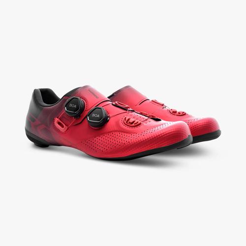 Jual Sepatu Sepeda Shimano Road Bike Shoes SH-RC702 Wide - Red ...