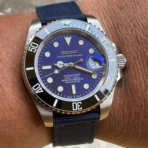 Jual JAM SEIKO DIVER SUBMARINE CUSTOM DARK BLUE DIAL ORI SKX SNK PROSPEX - Kota Semarang - JAM ...